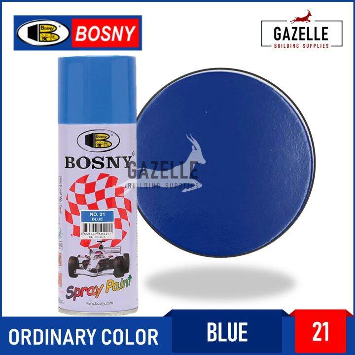 Bosny Acrylic Spray Paint - #21 Blue | Lazada PH