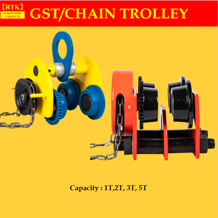 RTK Safting GST Geared Chain Trolley Heavy Duty Manual Driving | Lazada PH
