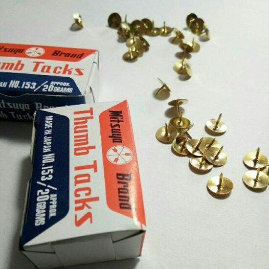 [LSC] Mitsuya Brand Thumb Tacks (24 boxes) | Lazada PH