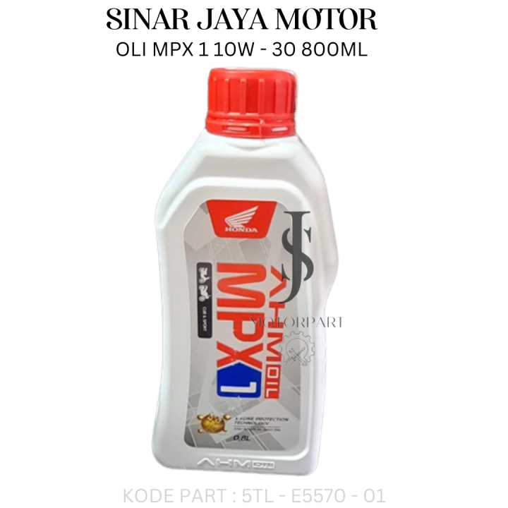 Oli Motor MPX 1 10W-30 0.8L 800ML | Lazada Indonesia