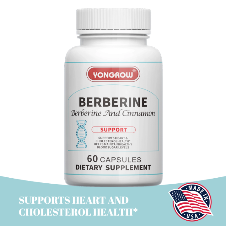 Berberine Capsules for Heart Health | Cholesterol Balance Support ...