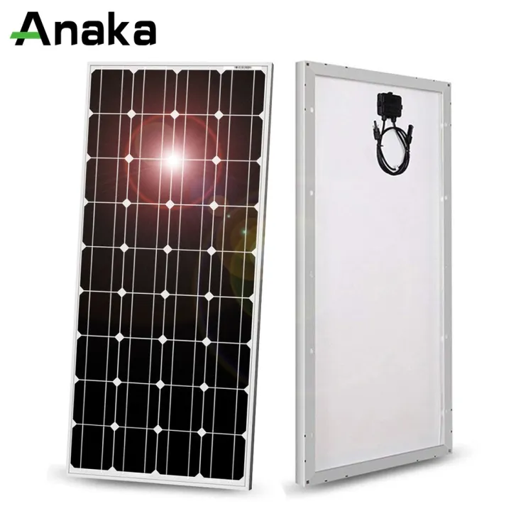 100W 12 Volt Solar Panel Cells Charger China Solar Polycrystalline ...