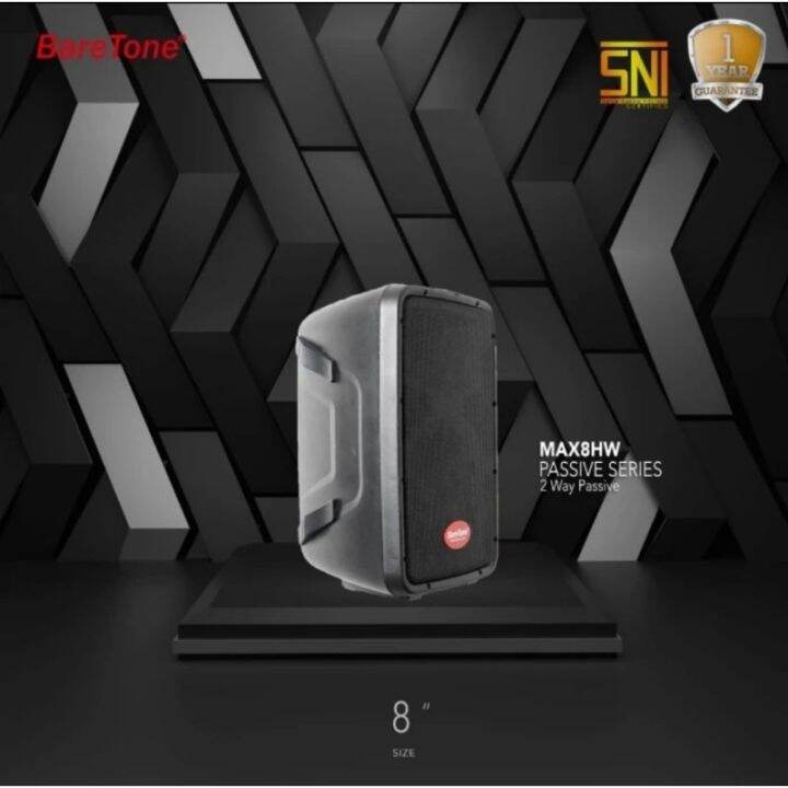Speaker Baretone 8 Inch Pasif Max 8Hw 8 Hw 8-Hw Pasiv Karaoke Sound System Max8hw | Lazada Indonesia