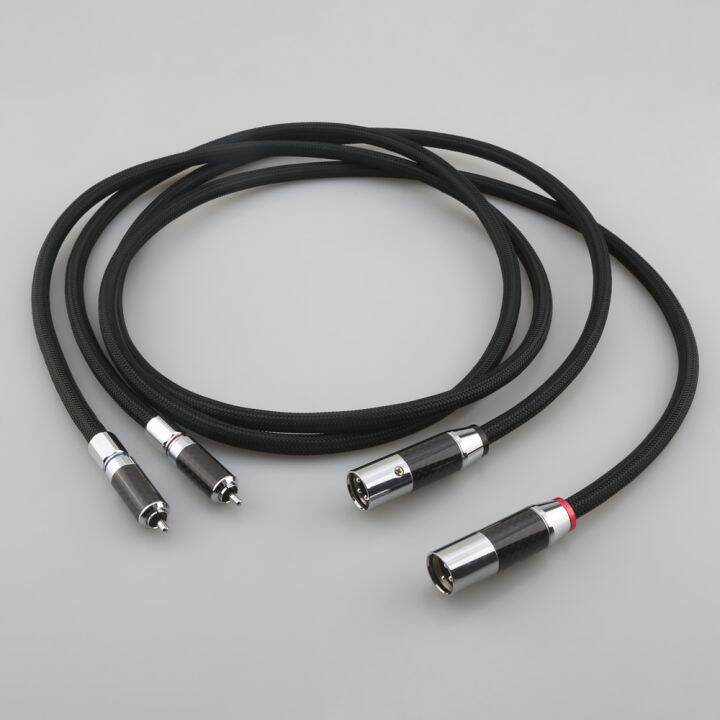 Hot Sale HI-End Copper Silver Mixed RCA To XLR Male Female Balanced ...