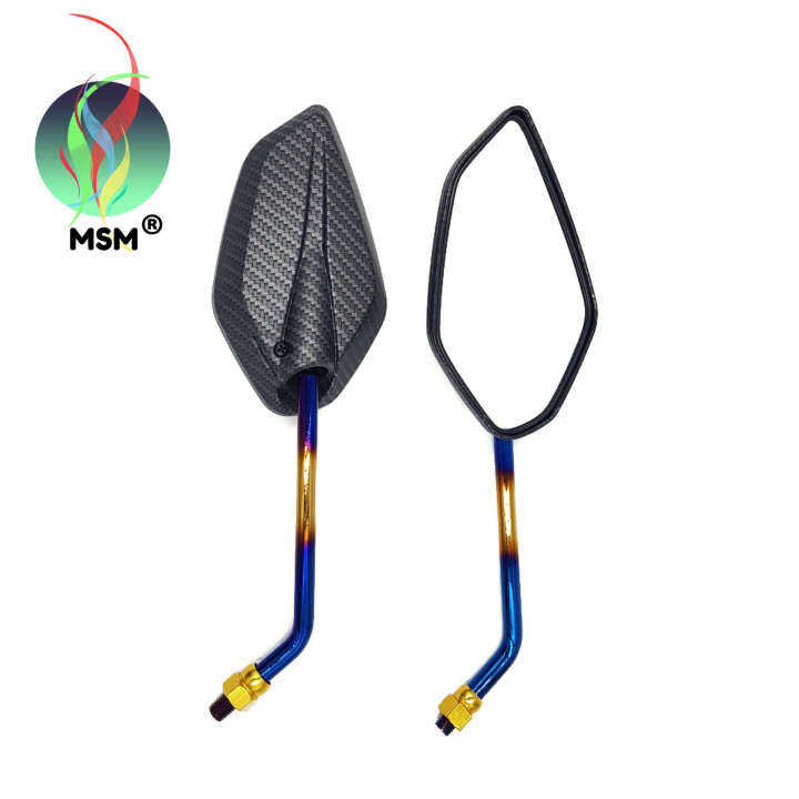 Yamaha Side Mirror Carbon and Titanium 2 Tone Design | Lazada PH