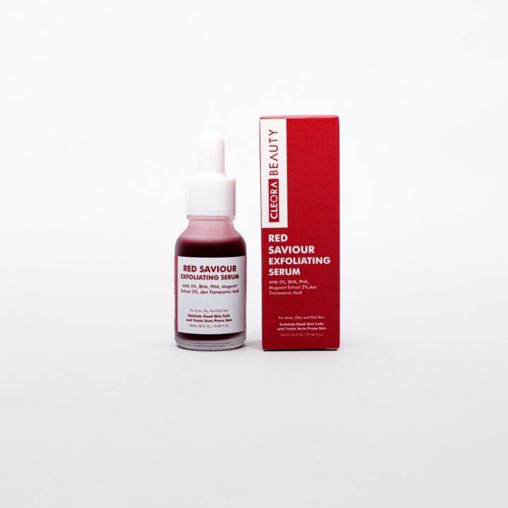 CLEORA SERUM RED SAVIOR EXFLOLIATING | Original | Lazada Indonesia