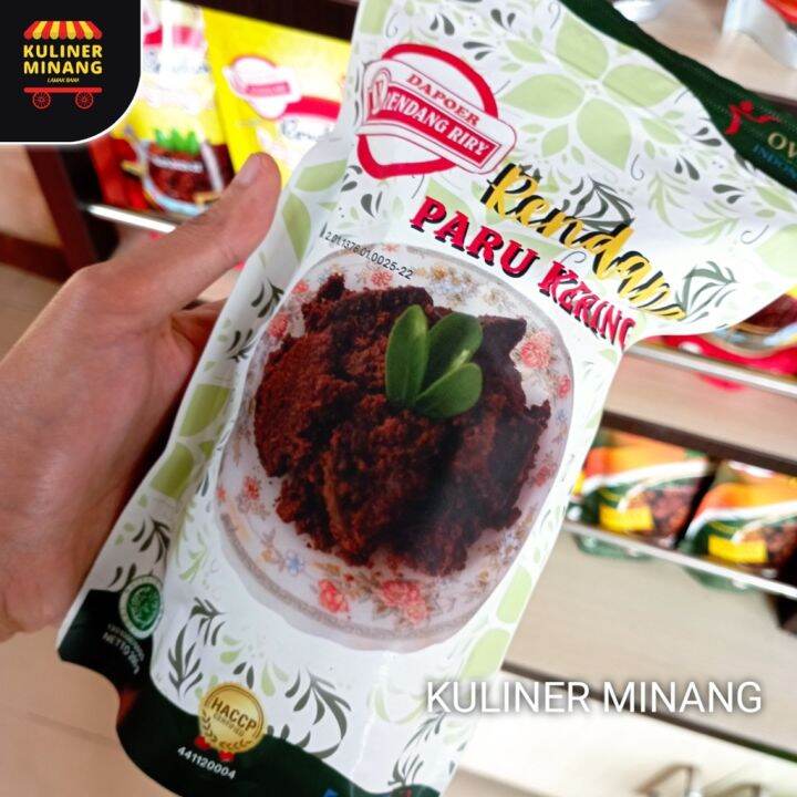 (NEW) RENDANG PARU KERING 250g By Dapoer Rendang Riry Oleh-Oleh Cemilan ...