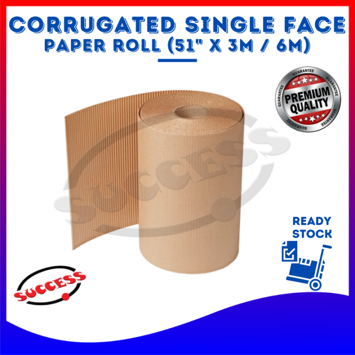 SUCCESS Corrugated Paper Roll Single Face Paper Roll Packaging Roll ...