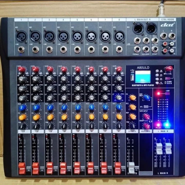 Mixer audio 8 channel dat a80 uld original a80uld a 80uld | Lazada Indonesia