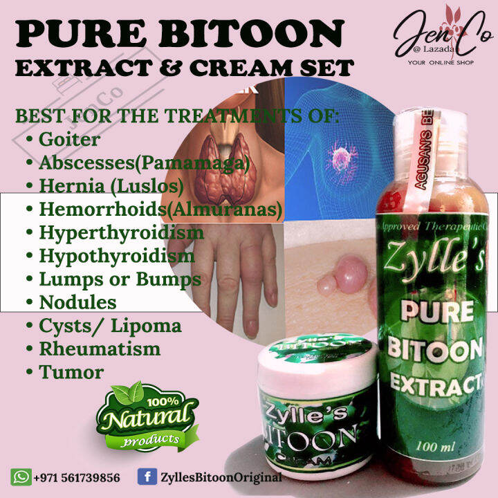 Zylles Bitoon Pure Extract and Cream Original : Bitoon Herbal Set ...