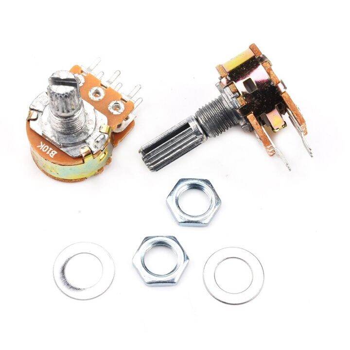 5pcs 6 pin WH148 Linear Potentiometer variable resistor potentiometer B ...