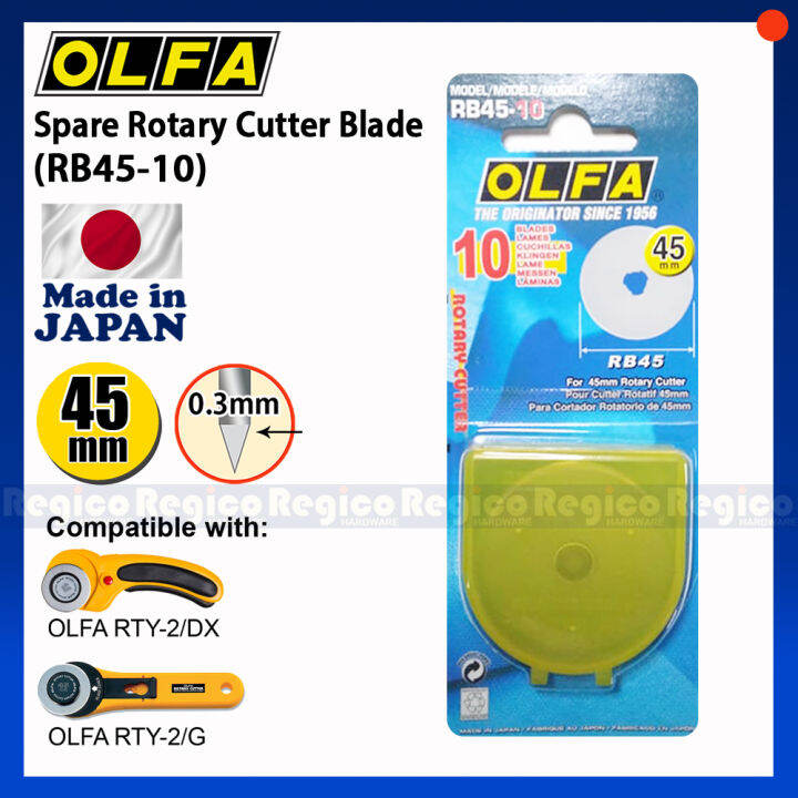 OLFA Spare Rotary Cutter Blade (RB45-10) Regico Hardware | Lazada PH