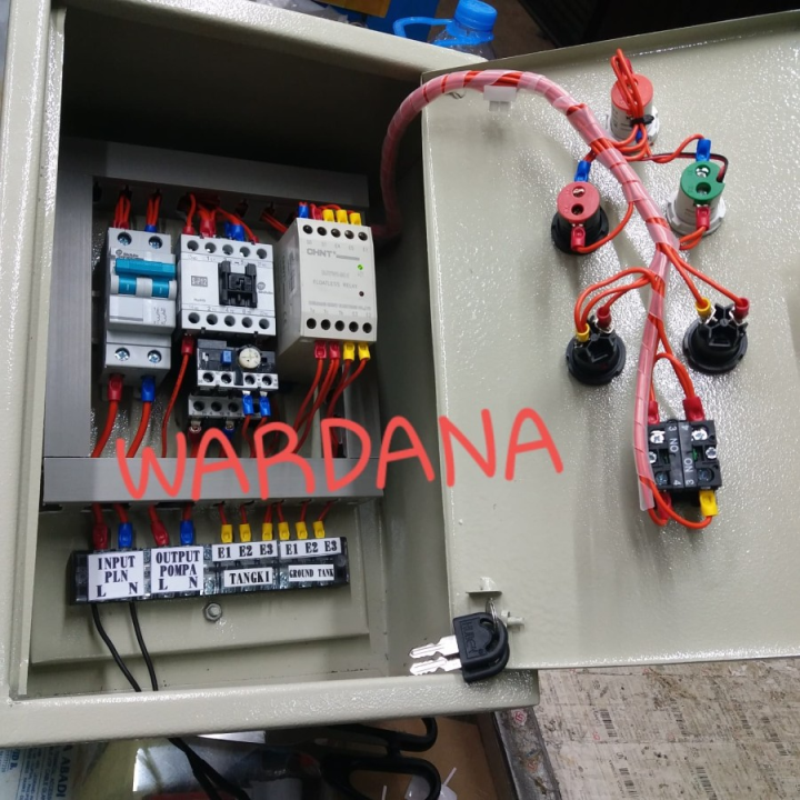 panel pompa otomatis 2 tanki 1phase 220vac 1.5kw/2HP | Lazada Indonesia