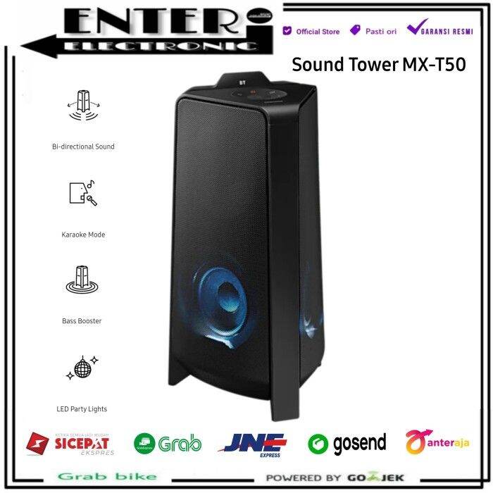 SAMSUNG MX T50 - SOUND TOWER SPEAKER PORTABLE PARTY KARAOKE MXT50 ...