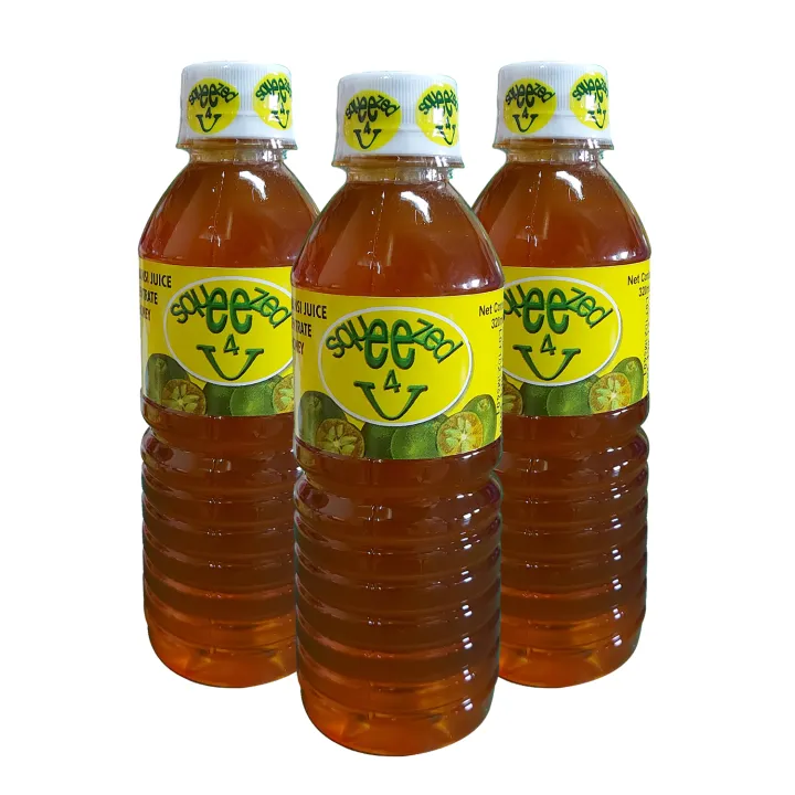 Squeezed 4U Calamansi Juice Concentrate with Honey 320ml Set of 3 ...