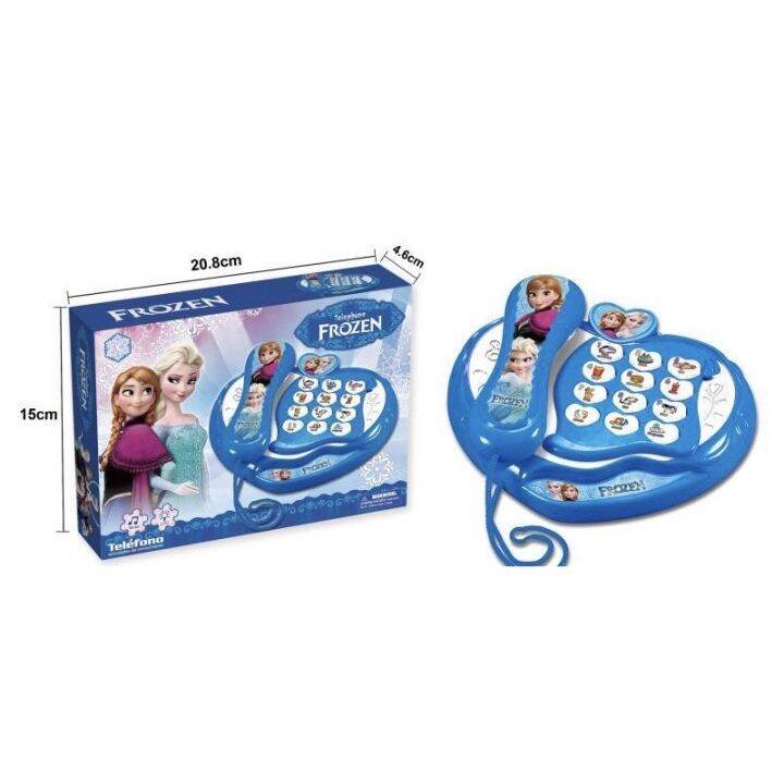 FROZEN MUSICAL EDUCATIONAL TELEPHONE WITH LIGHTS PHONE TOY MUSIC TOYS ...