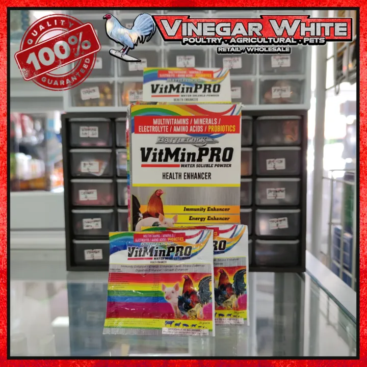 VitMinPRO 20g Water Soluble Powder For Gamefowl Sabong Poultry sachet ...