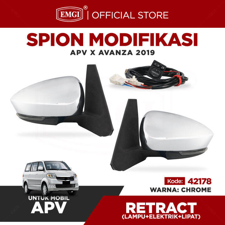 Modifikasi Spion Mobil APV housing Avanza 2019 - Lipat | Lazada Indonesia