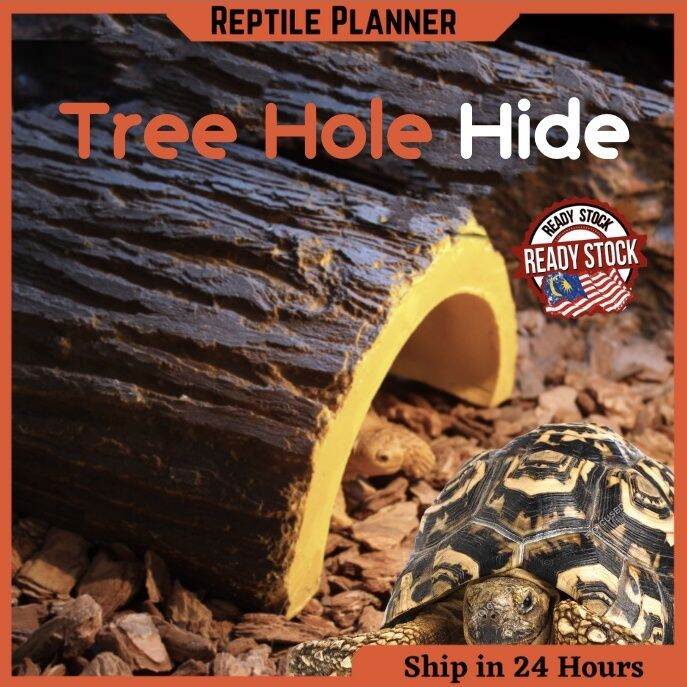 Tortoise Hide Shelter Tortoise House Lizard Bearded Dragon Basking Area ...