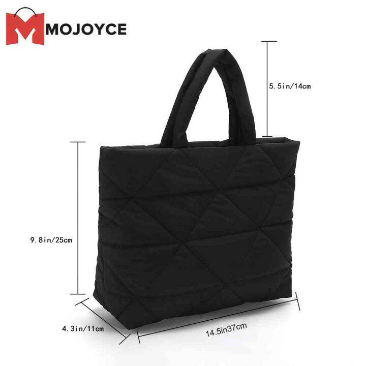 MOJOYCE แฟชั่นยอดจับกระเป๋าฤดูใบไม้ร่วงฤดูหนาวผ้าฝ้ายเบาะใต้วงแขน ...