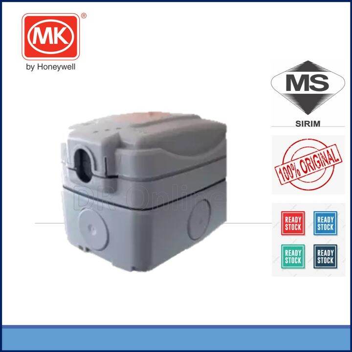 MK 13A IP66 WEATHERPROOF SWITCH SOCKET OUTLET IP66 , (86486-GRY) | Lazada
