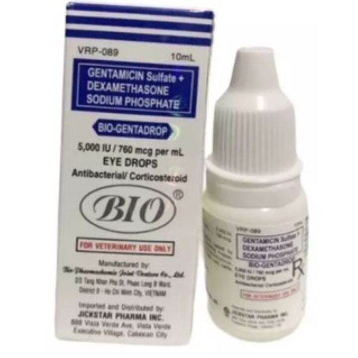 mddr9nPE Bio-Genta Drops Gentamicin Sulfate Eyedrops for Pets 10ml ...