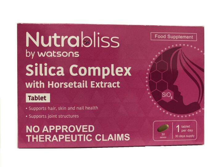 NUTRABLISS By Watsons Silica Complex with Horsetail Extract 1 Tablet ...