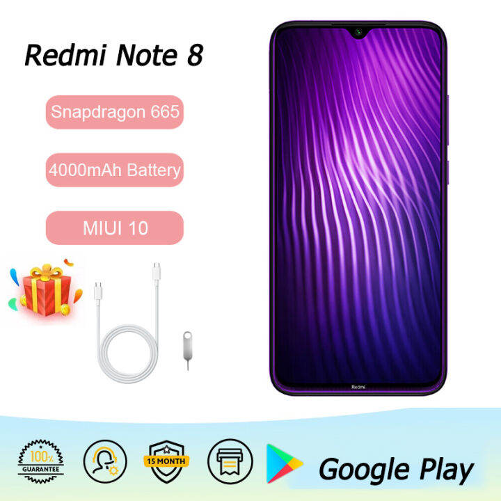 Xiaomi Redmi Note 8 Original สมาร์ทโฟน Snapdragon 665 48MP 4000MAh ...