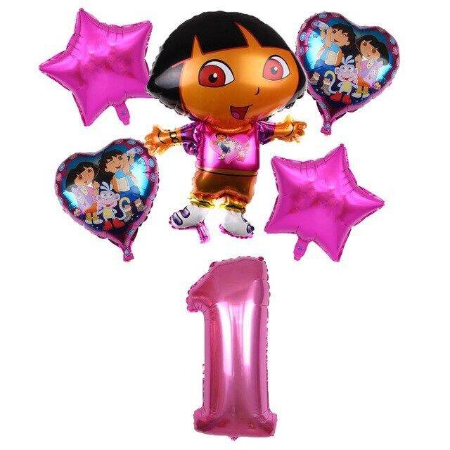 Dora the Explorer Birthday Party Balloon Decoration [DRT002] | Lazada