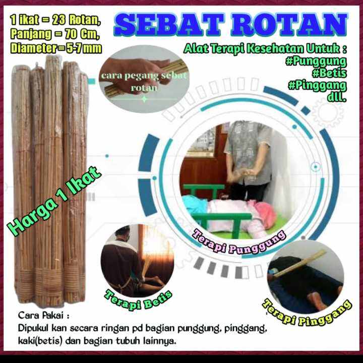 Alat Terapi Kesehatan untuk Punggung dan Kaki / Alat Terapi Rotan ...
