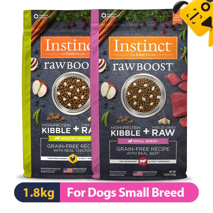 Instinct Raw Boost Small Breed Grain Free Recipe with Real Beef and ...