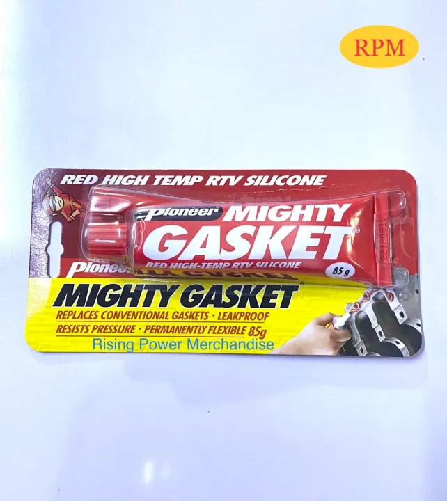 Pioneer Mighty Gasket Red High -Temp RTV Silicone 85g | Lazada PH