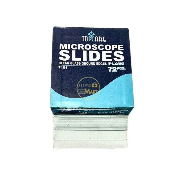 ♣TOPCARE MICROSCOPE SLIDES CLEAR GLASS | Lazada PH
