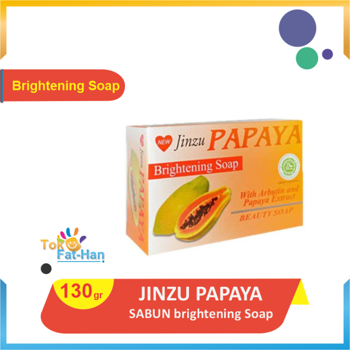 SABUN PAPAYA JINZU PAPAYA brightening soap - 130 gram | Lazada Indonesia