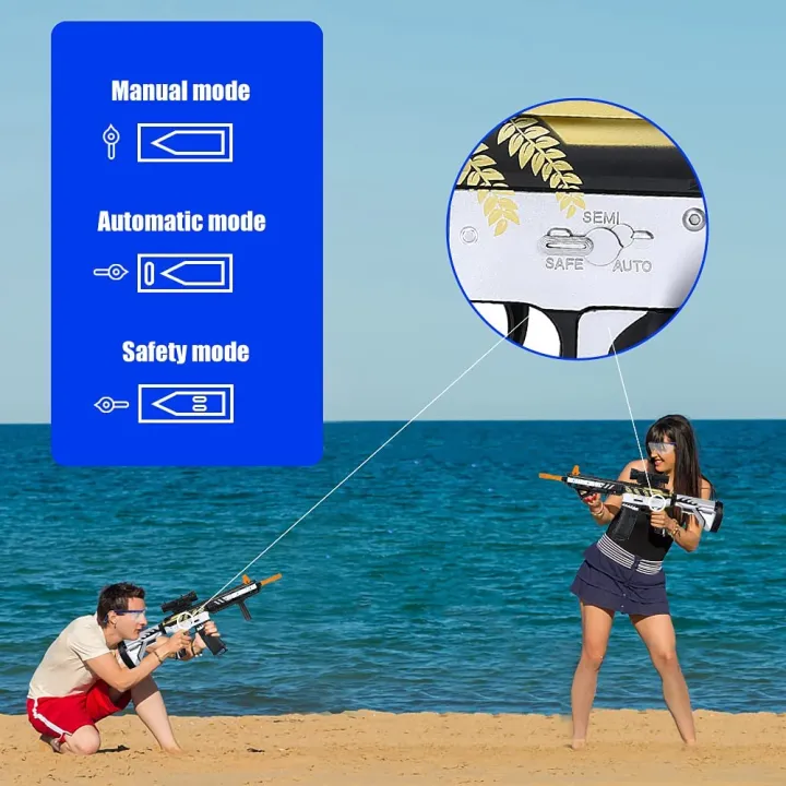 Electric M416 Splatter Sniper Auto Burst Gel Blaster Toy Orbeez Manual ...