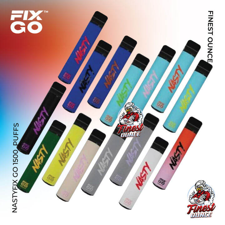 NastyFIX 1500 puff (New Version 2022) Nasty Fix Device NastyFix GO ...