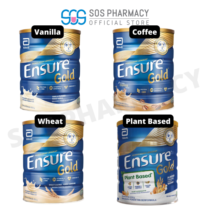 Ensure Gold Adult Complete Nutrition (Vanilla/Coffee/Wheat/Plant Based ...