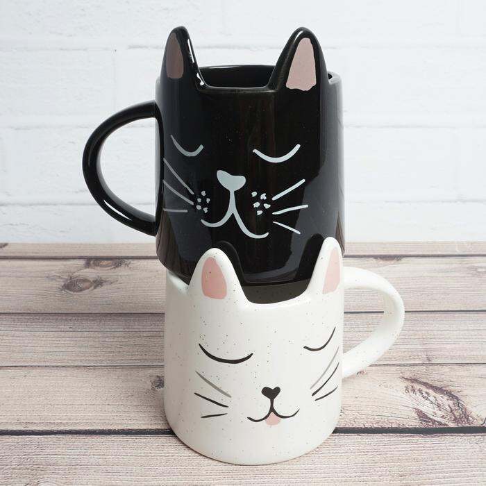 gelas keramik karakter kucing lucu mug karakter cat | Lazada Indonesia