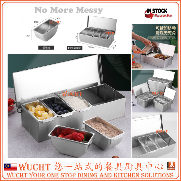 Stainless steel Condiment Dispenser / Seasoning Dispenser / Kitchen ...