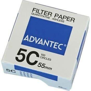 Advantec Filter Paper Quantitative 5C dia 55 mm | Lazada Indonesia