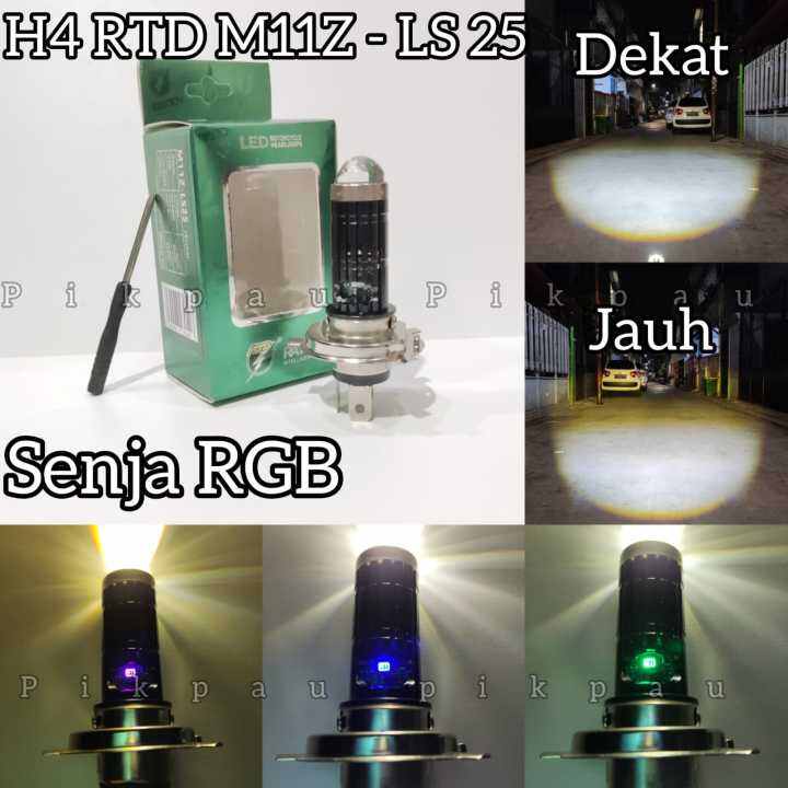 Lampu Utama H4 Original Rayton RTD Senja RGB Dengan Kipas Pendingin ...