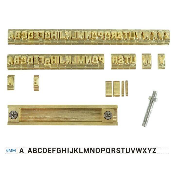 Roboto Bold font style brass hot foil stamping letters ,based on ...
