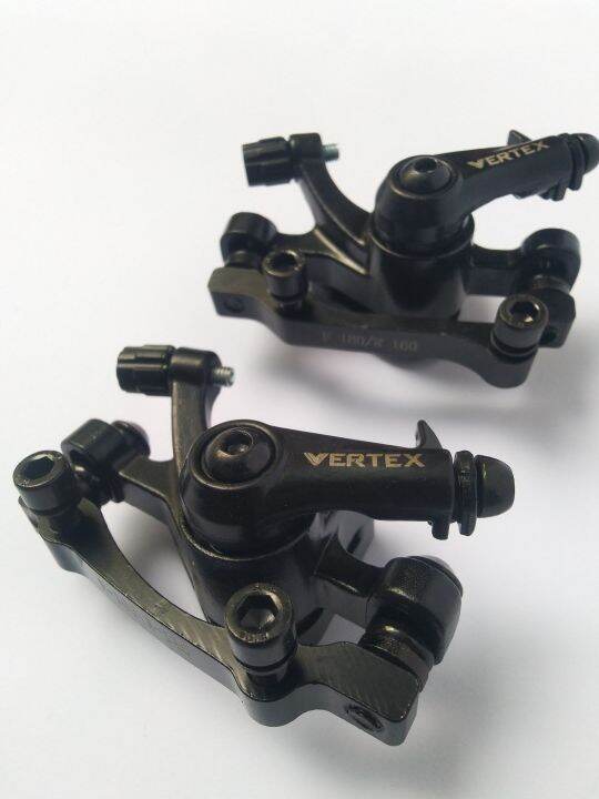 Kaliper Caliper Rem Cakram Disc Disk Brake Mekanik Sepeda 1 SET Vertex ...