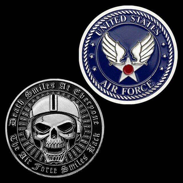 Us Coins Air Force Challenge Coin The Air Force Smiles Back ...
