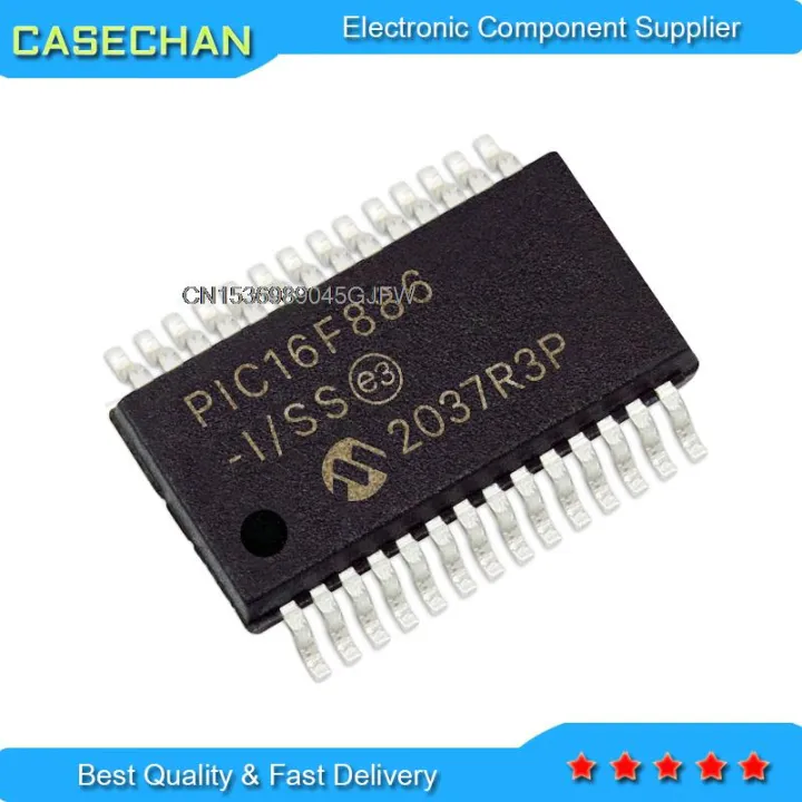 10PCS PIC16F886-I/SO SOP28 PIC16F883-I/SO PIC16F876A-I/SO PIC16F873A-I/SO PIC16F870-I/SO SOP-28 ...