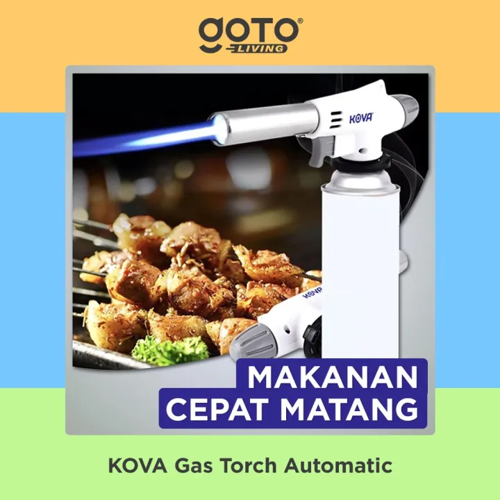 Pematik Api Kova Automatic Gas Torch Alat Bakar Makanan Pemanas Las ...
