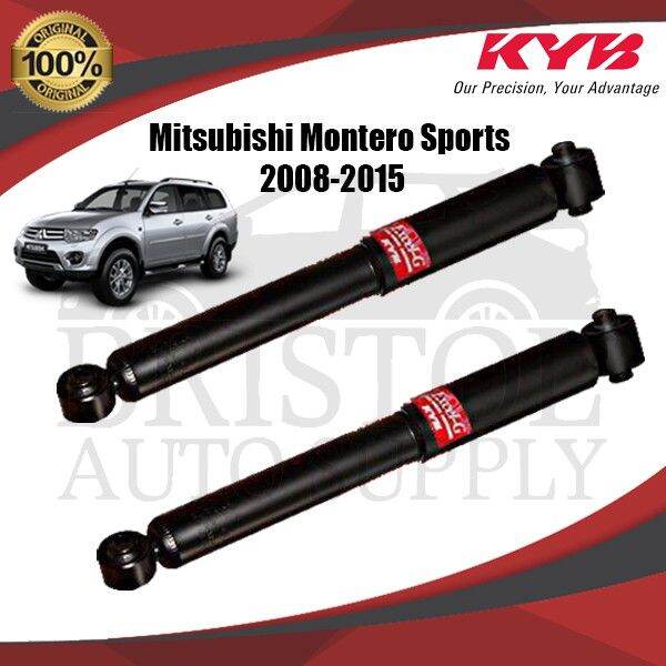 KYB KAYABA Gas Shock Absorber Set Rear for Mitsubishi Montero Sport Di-D 2008-2015 (KYB-349090 ...