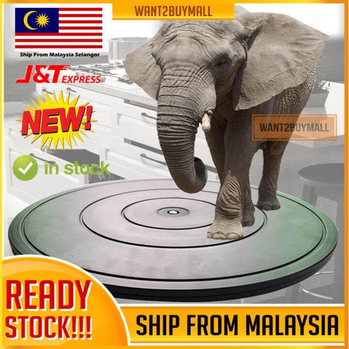 40cm Heavy Duty 360 Round Rotation Swivel Stand Steel Ball Bearings ...