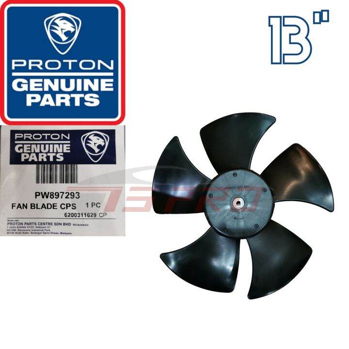 [13"] Proton Exora CPS Genuine Radiator Cooling Fan Blade Kipas Daun ...