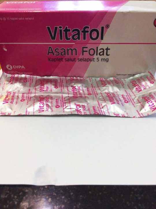 VITAFOL ASAM FOLAT 5MG 1STRIP 10 TAB | Lazada Indonesia